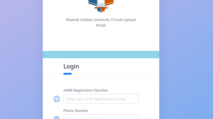 UNIZIK Student Portal Login | my.unizik.edu.ng